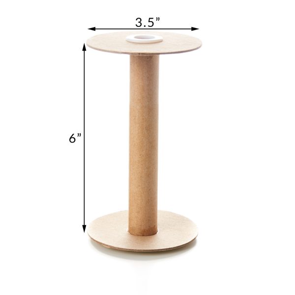 6 Inch Tube with 3.5 Inch Flange Spool Reel Roll - Textile Enterprises