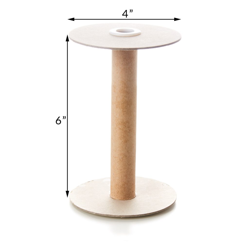6 Inch Tube with 4 Inch Flange Spool Reel Roll - Textile Enterprises