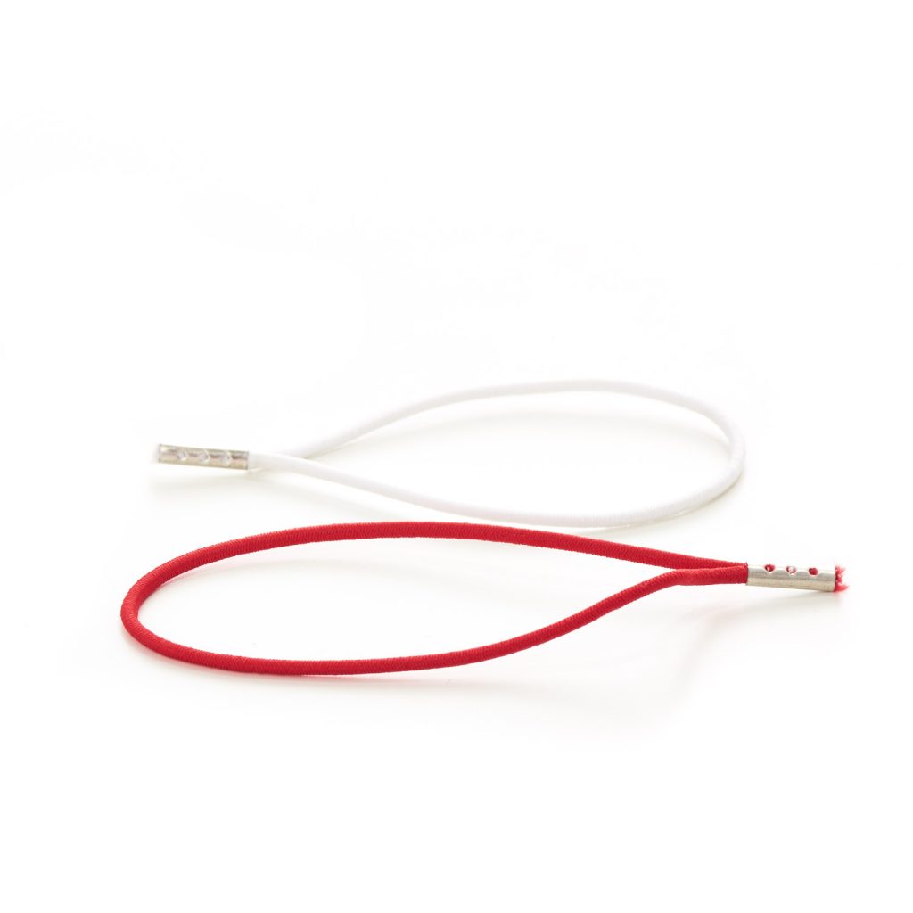 Metal Ended Elastic Loops Straps Menu Loops Made in UK