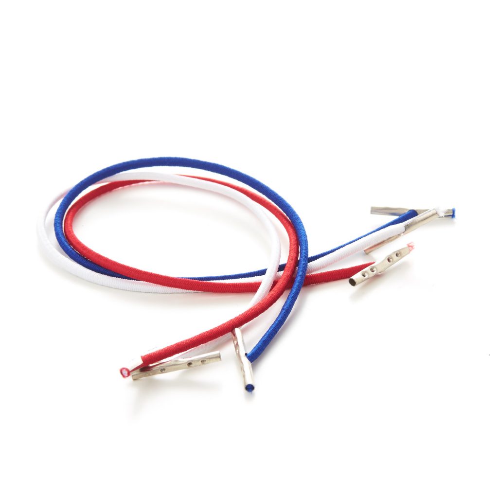 Metal Ended Round Elastic Treasury Tags UK Made Textile Enterprises Ltd