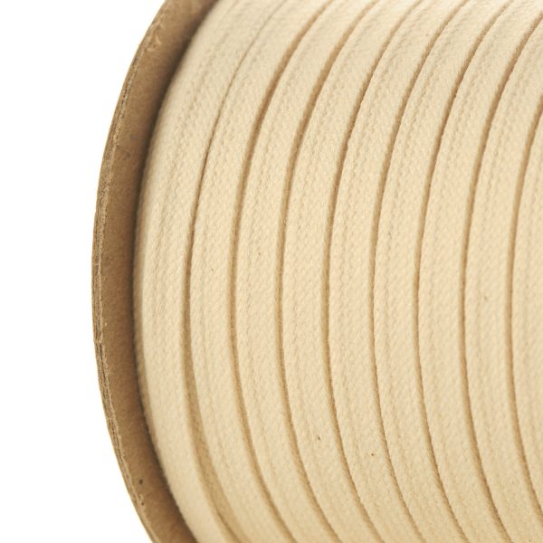 Flat Tubular Cotton Braids | 100% Natural Biodegradable UK Made